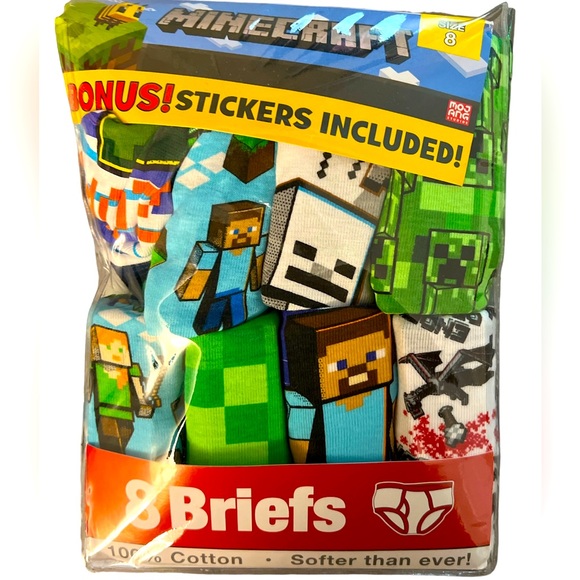 Other | Minecraft Kids Briefs | Poshmark